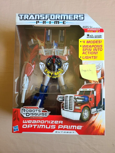 HASBRO TRANSFORMERS PRIME Weaponizer Optimus Prime Action Figure NEW ...