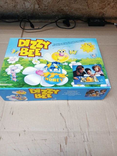 VINTAGE DIZZY BEE Board Game Pressman 1990 Honey Pots Complete, In Good ...