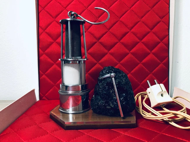 DDR BERGBAU EHRENGESCHENK Ehrenzeichen Grubenlampe Laterne Leuchte ...