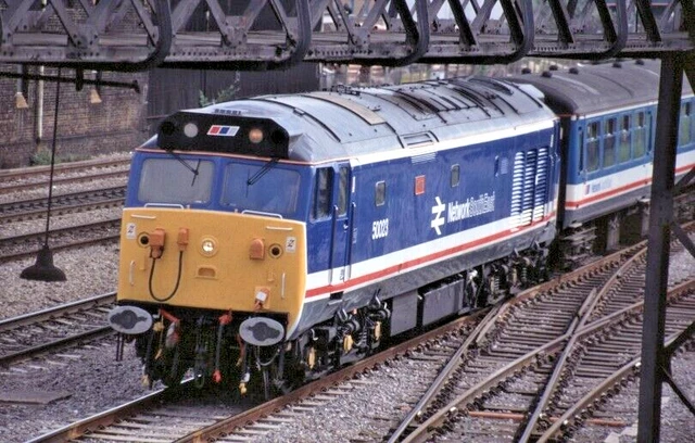 35MM SLIDE BR British Railways Diesel Loco Class 50 50023 unknown date ...