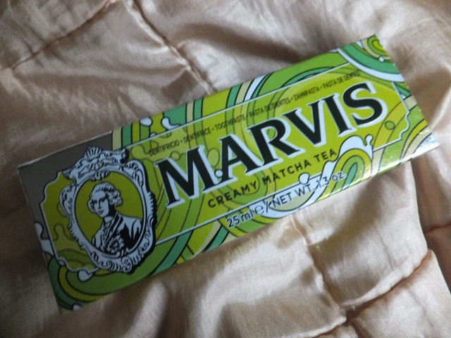 MARVIS TOOTHPASTE CREAMY Matcha Tea, 25ml size £3.79 - PicClick UK