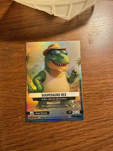 ITALIAN BRAINROT BOOMERAURO REX 100/150 Carta della massima rarità EUR ...