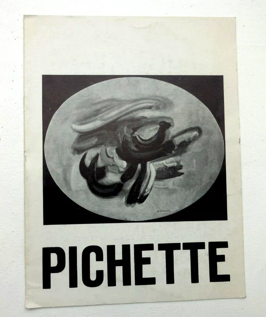 JAMES PICHETTE. CATALOGUE. Galerie Gerard Moneyn, Bruxelles. 1963 $30. ...