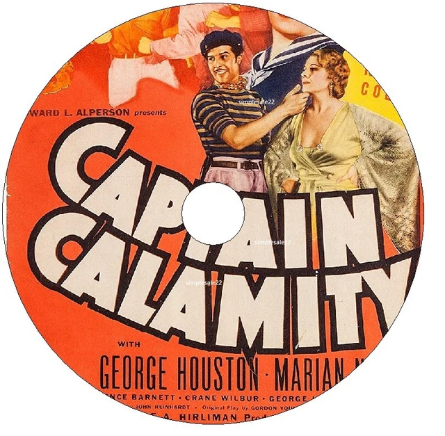 CAPTAIN CALAMITY 1936 CLASSIC DVD Film Action Adventure George Houston ...