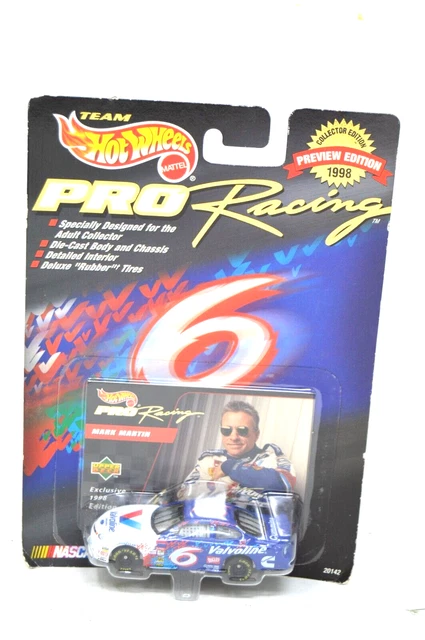 HOT WHEELS PRO Racing #6 Mark Martin Diecast voiture 1998 Preview ...