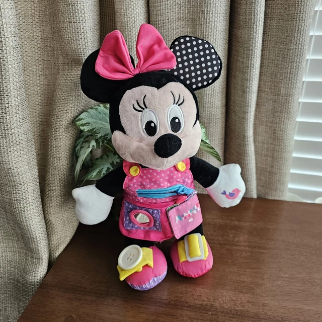 DISNEY BABY MINNIE Mouse - Sensory Plush Doll, (Age 12m+) Toy ...