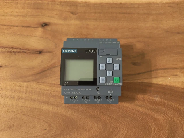 SIEMENS LOGO! 8 - 24RCE Logikmodul (6ED1052-1HB00-0BA8) EUR 80,00 ...