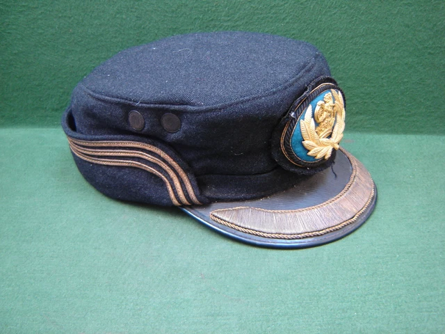VINTAGE 1950S ? British Rail Guard Uniform Hat Cap with Lion on Wheel ...