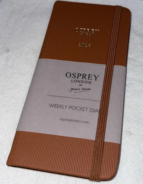 OSPREY WEEKLY POCKET Diary 2026 Colour Tan Brand new £9.71 - PicClick UK