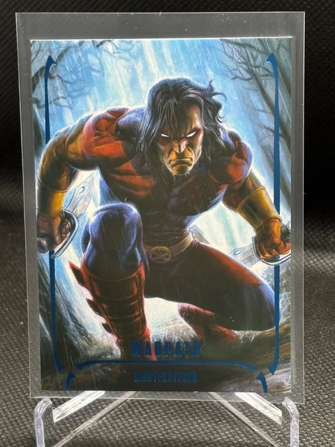 2024 MARVEL MASTERPIECES Nahuel Grego #33 Warpath Blue Wave SSP /49 £67 ...