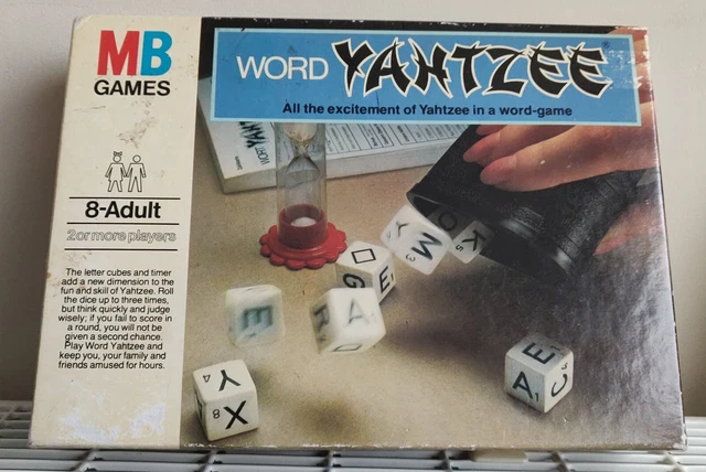 VINTAGE MB GAMES Word Yahtzee 1981 Board Game Family Retro - Unused. £ ...