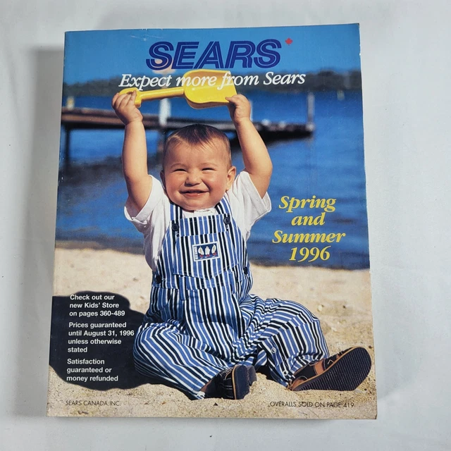 SEARS CATALOG 1996 Spring and Summer Canada $50.00 - PicClick CA