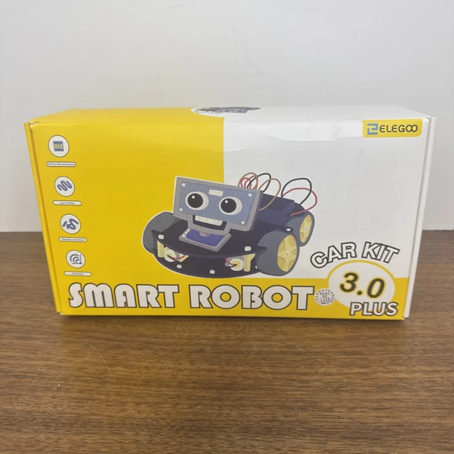 ELEGOO SMART ROBOT Car Kit 3.0 Plus Fun Educational NOS Sealed Parts ...