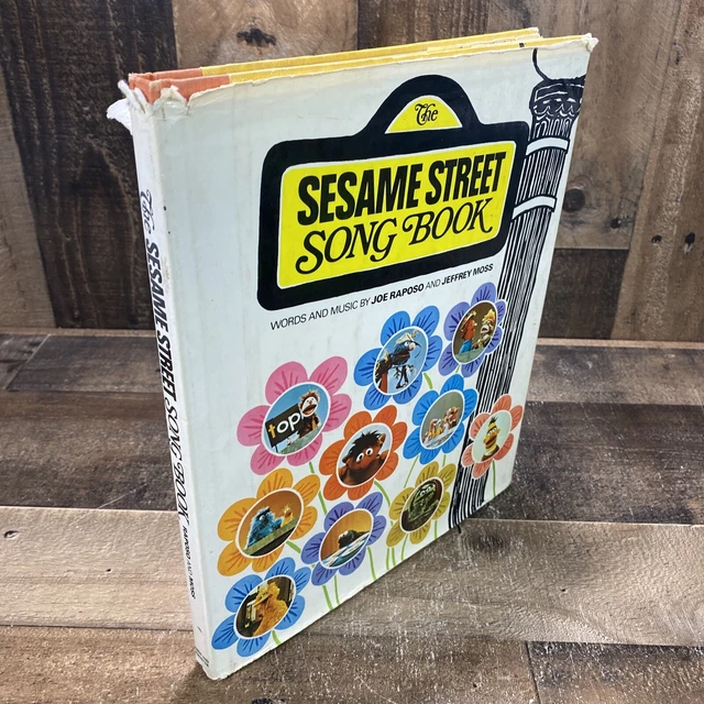 SESAME STREET SONG Book 1971 Vintage Joe Raposo Jeffrey Moss Dust ...