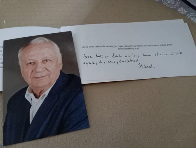 AUTOGRAPHE DE JEAN Marie Cavada. Ancien Journaliste, Politique,Etc EUR ...