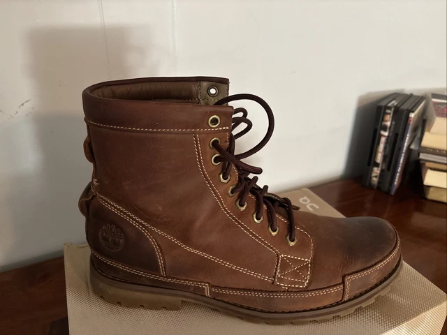 TIMBERLANDS 15551 EARTHKEEPER Brown Leather Mens Boots Size 12 EUC ...