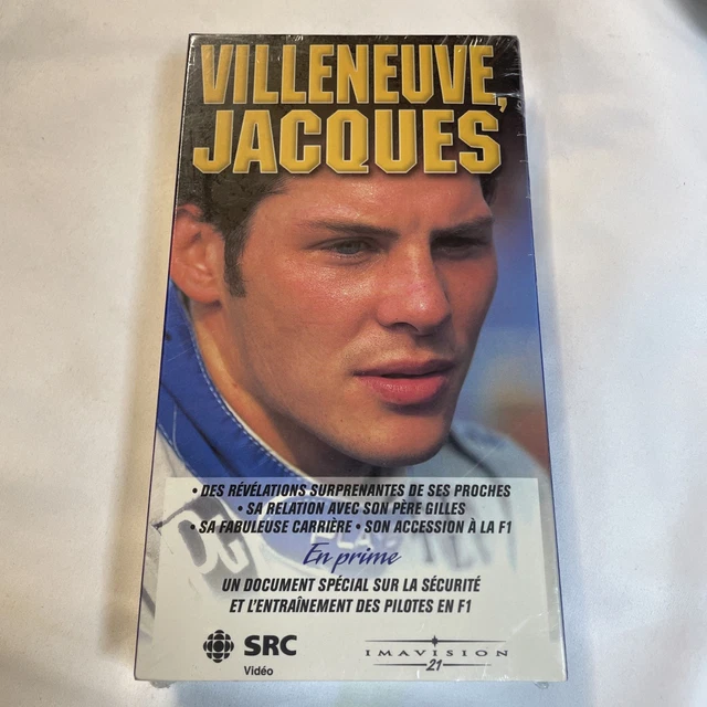 VHS CASETTE JACQUES Villeneuve, Jacques. Cbc Src Video Sealed! Scellé ...