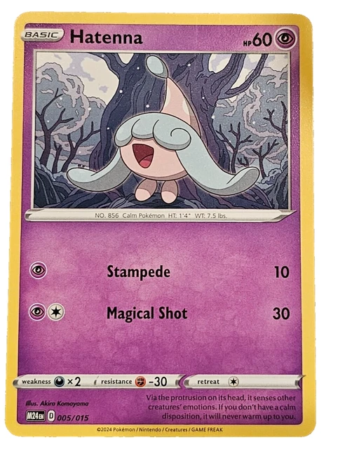 HATENNA - NEW 2025 McDonalds Happy Meal Pokémon Dragon Discovery Card ...