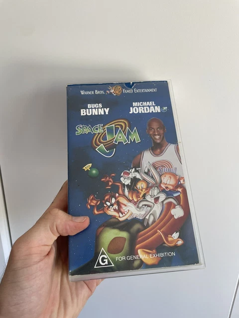 SPACE JAM VHS Video Tape Michael Jordan Original Movie Looney Tunes ...
