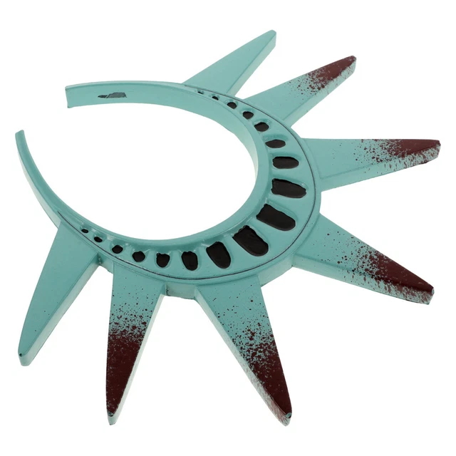 STATUE OF LIBERTY Hair Hoops Patriotic Crown Headband Goddess Miss £14. ...