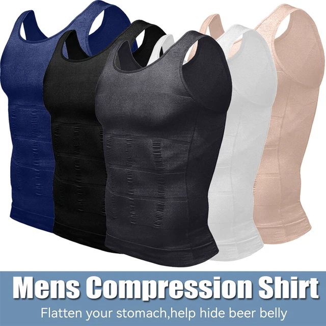 SLIMMING VEST FOR Men Tummy Control Body Shaper Gynecomastia ...