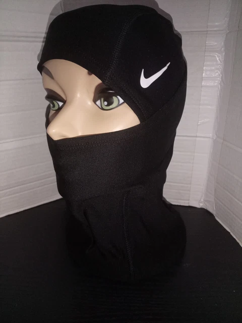 NIKE PRO THERMA-FIT Hyperwarm Hood Ski Mask OSFM 3111-TA Black With ...