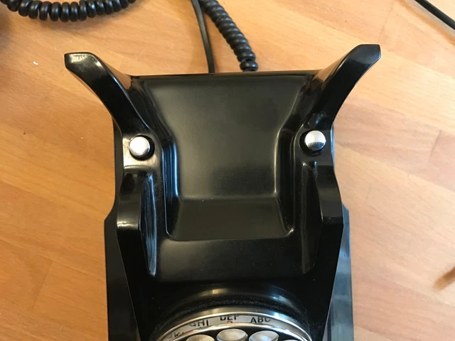 VINTAGE 1940'S GPO 332L Rotary Dial Telephone in Black Bakelite FWR 66 ...