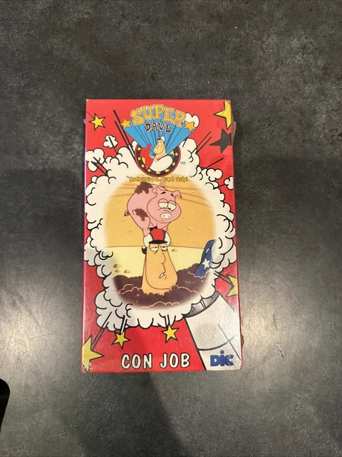 SUPER DAVE (VHS) Con Job Cartoon Movie RARE HTF 1992 Vintage New £11.29 ...