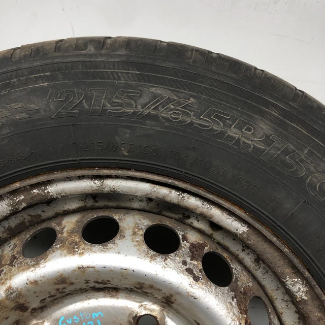 FORD TRANSIT CUSTOM Steel Wheel 5 Stud 215/65/R15C 15" #121 £39.59 ...