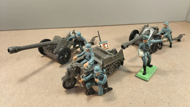 BRITAINS DETAIL 1:32 scale WW2 German PAK 38 Anti-tank guns and ...