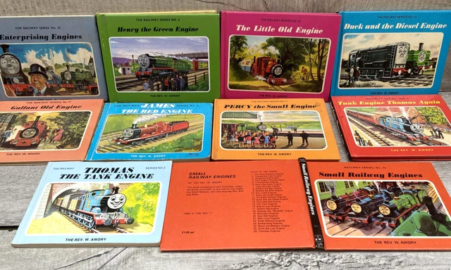10 VINTAGE THOMAS the Tank Engine Books Kaye & Ward Egmont Rev W Awdry ...