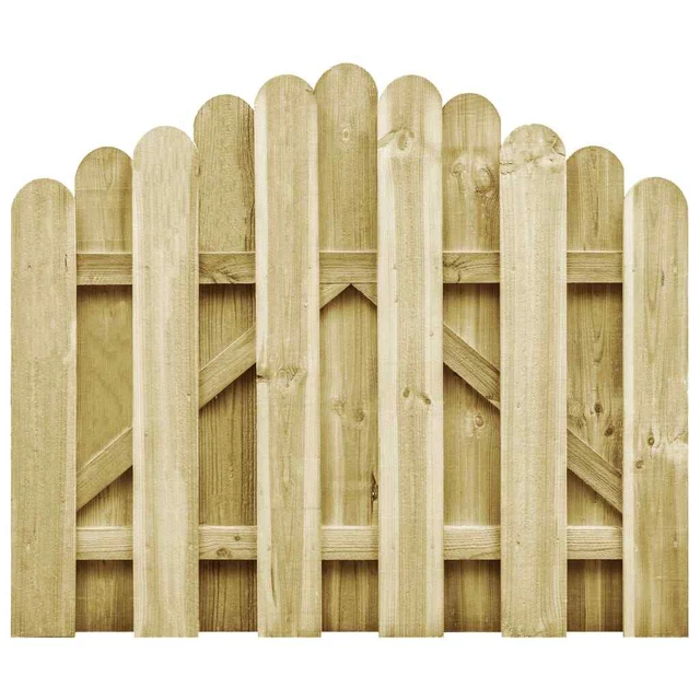 325010 CANCELLO DA Giardino in Legno di Pino Impregnato 100x75 cm EUR ...