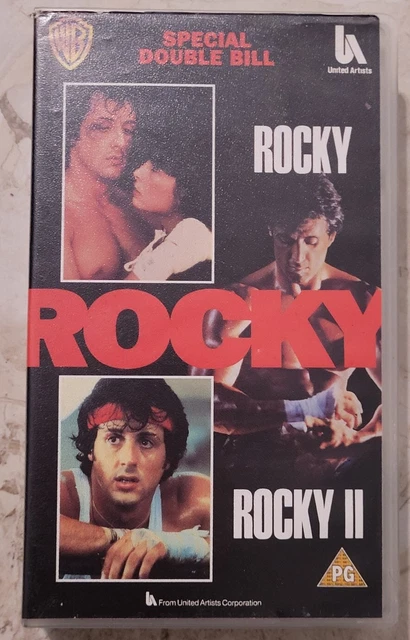 ROCKY 1 & Rocky 2 (VHS Video Tape, Double) [061] £8.48 - PicClick UK