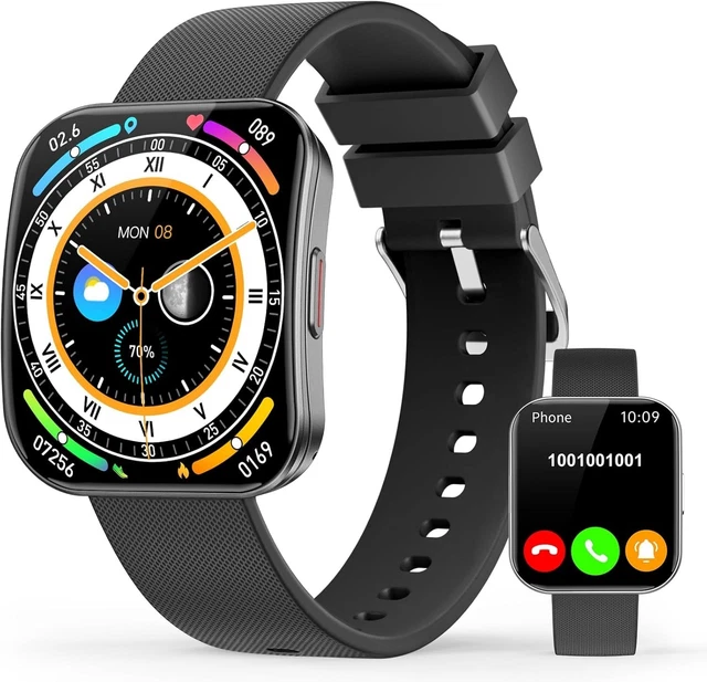 SMART WATCH 1.85& HD Touch Heart Rate/Sleep/Monitor/Step/sports AI Dial ...