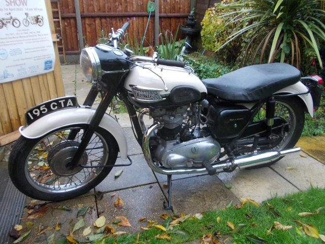 1959 TRIUMPH T110 PRE-UNIT MOTORCYCLE MATCHING NoS £4,500.00 - PicClick UK
