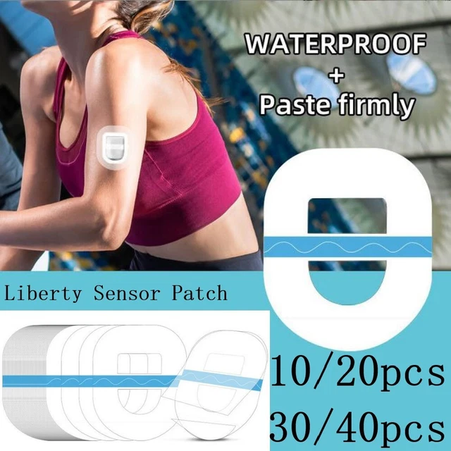 SENSOR PATCH FIXED Sticker Exercise 10*8.4cm Hypoallergenic Latex Free ...