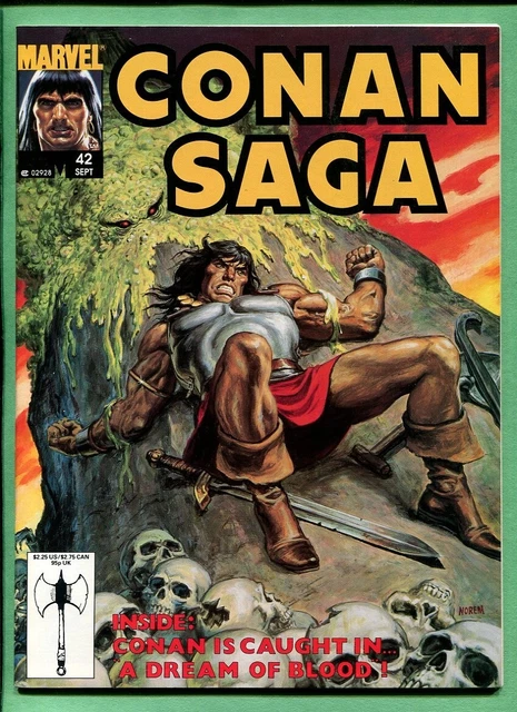 CONAN SAGA #42 Solomon Kane Marvel Comics Magazine settembre 1990 EUR 3 ...