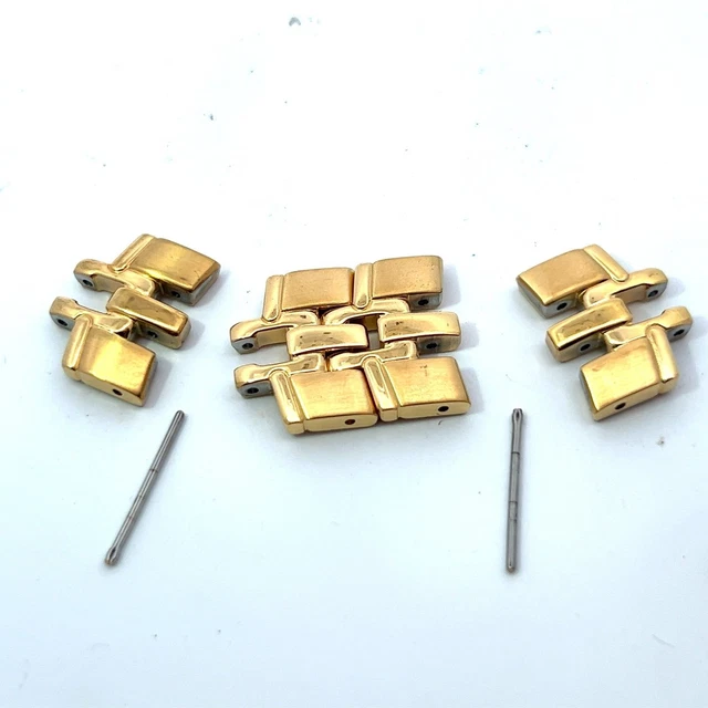 MENS SEIKO SGE516 Gold-Tone Stainless Steel Watch Band Link Parts $22. ...