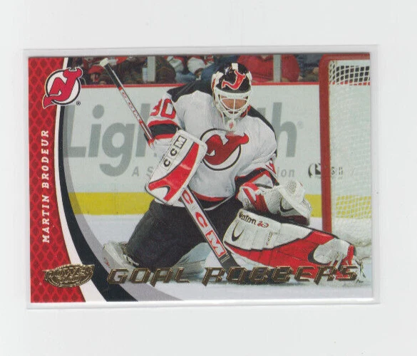 06/07 UD POWER Play New Jersey Devils Martin Brodeur Goal Robbers card ...