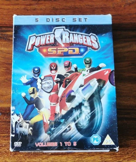 POWER RANGERS SPD - Vol 1-5 RARE 5 DISC SET (COMPLETE SERIES) DVD ...