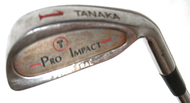 TANAKA PRO IMPACT 1 iron with True Temper regular flex steel shaft £25. ...