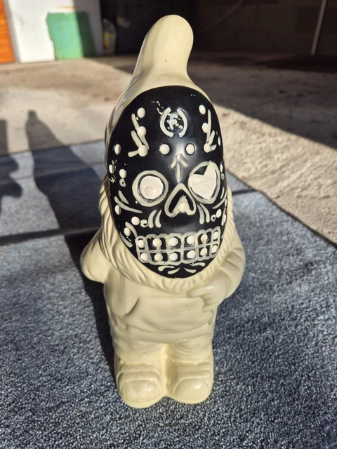 FIRETRAP DEADLY THE Gnome white ceramic figurine 30cm £47.26 - PicClick UK