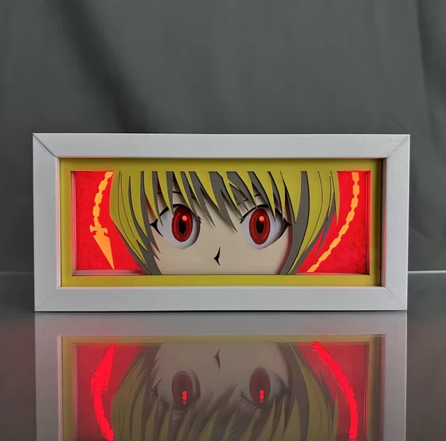 KURAPIKA LED PAPER Light Box Hunter x Hunter Anime Shadow Lamp Night ...