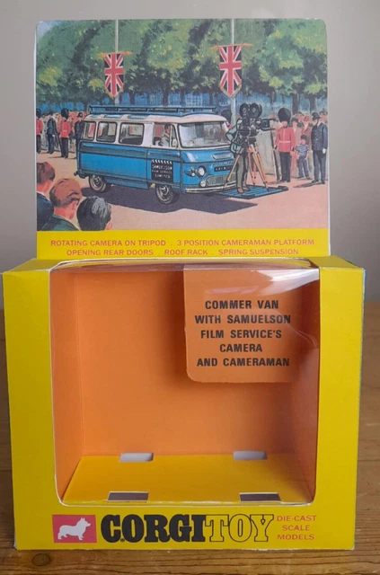 CORGI #479 COMMER Mobile Camera Van Reproduction Box £16.31 - PicClick UK