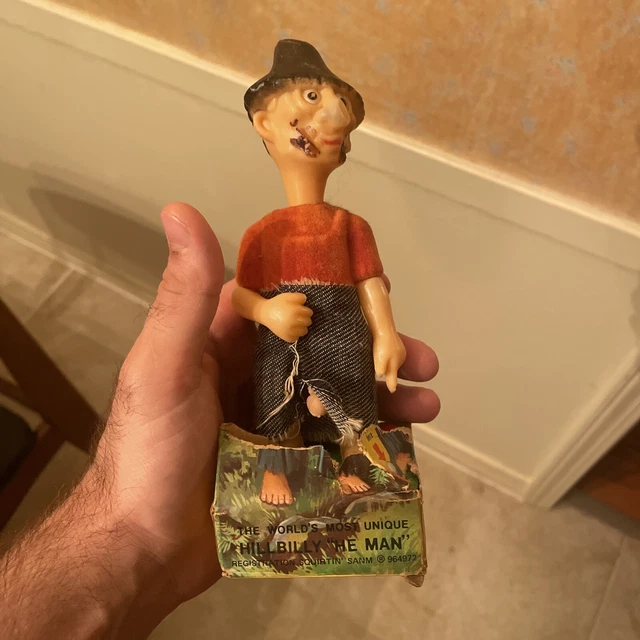 VINTAGE RARE SQUIRTIN’ Sam The Hill Billy “He Man” Novelty Toy Works ...