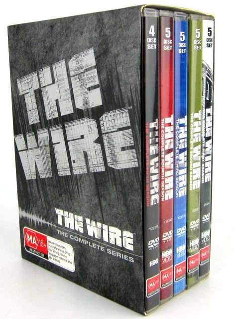 THE WIRE COMPLETE Collection DVD Season 1-5 Series 1 2 3 4 5 Box Set ...