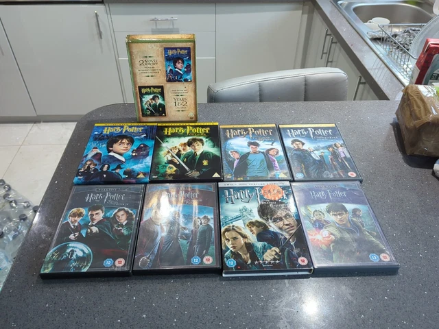 HARRY POTTER COMPLETE DVD Film Collection Bundle - All 8 Films/Movies £ ...