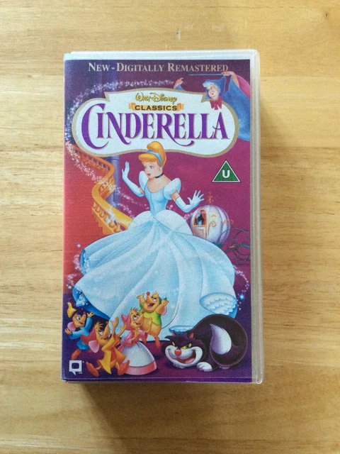 CINDERELLA VHS 1997 Walt Disney Classic Video Cassette Tape Rare ...