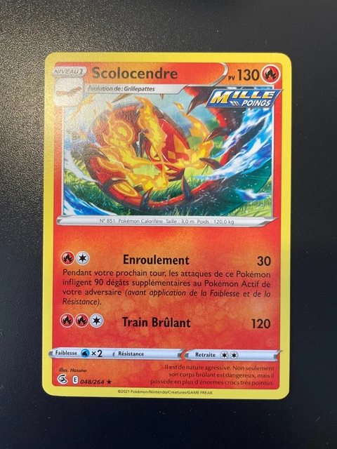 CARTE POKÉMON RARE Scolocendre 48/264 VF NEUF EUR 1,00 - PicClick FR