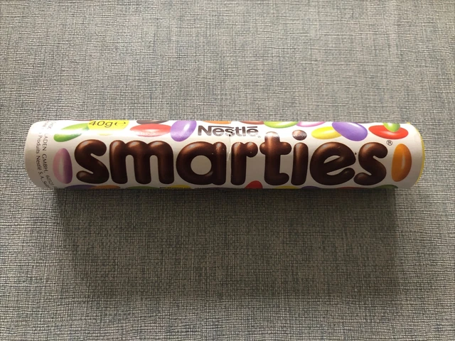 VINTAGE NESTLE SMARTIES Tube Chocolate Bar Wrapper 1995 £1.50 - PicClick UK